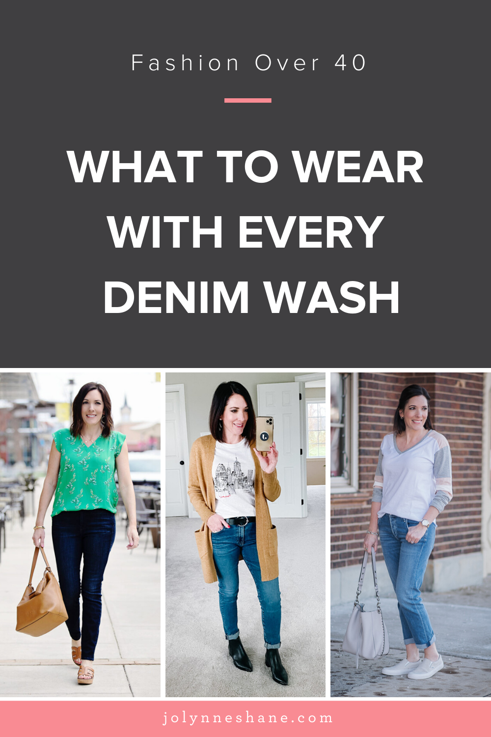 What to Wear with Each Denim Wash | Jo-Lynne Shane