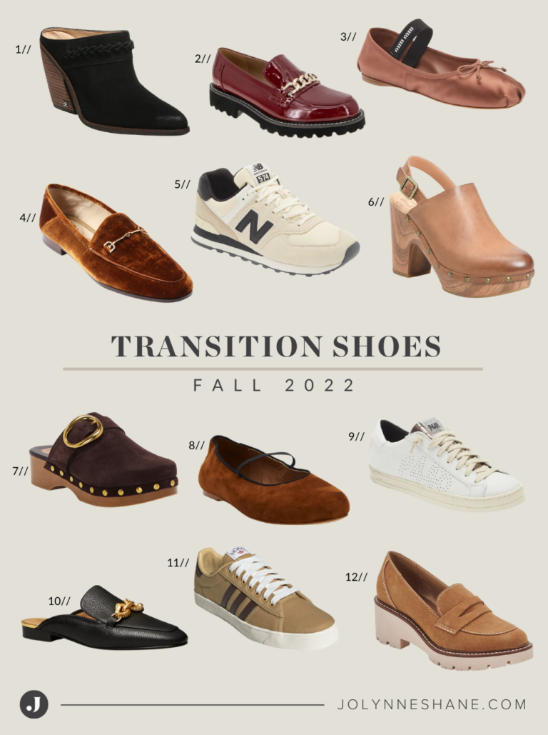 The Best Transition Shoes for Fall | Jo-Lynne Shane
