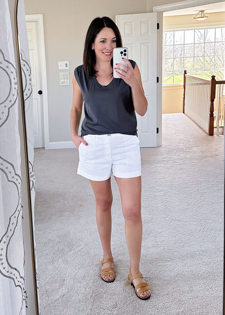 Spring Try-On Haul: Shorts, Tops, & Denim | Jo-Lynne Shane