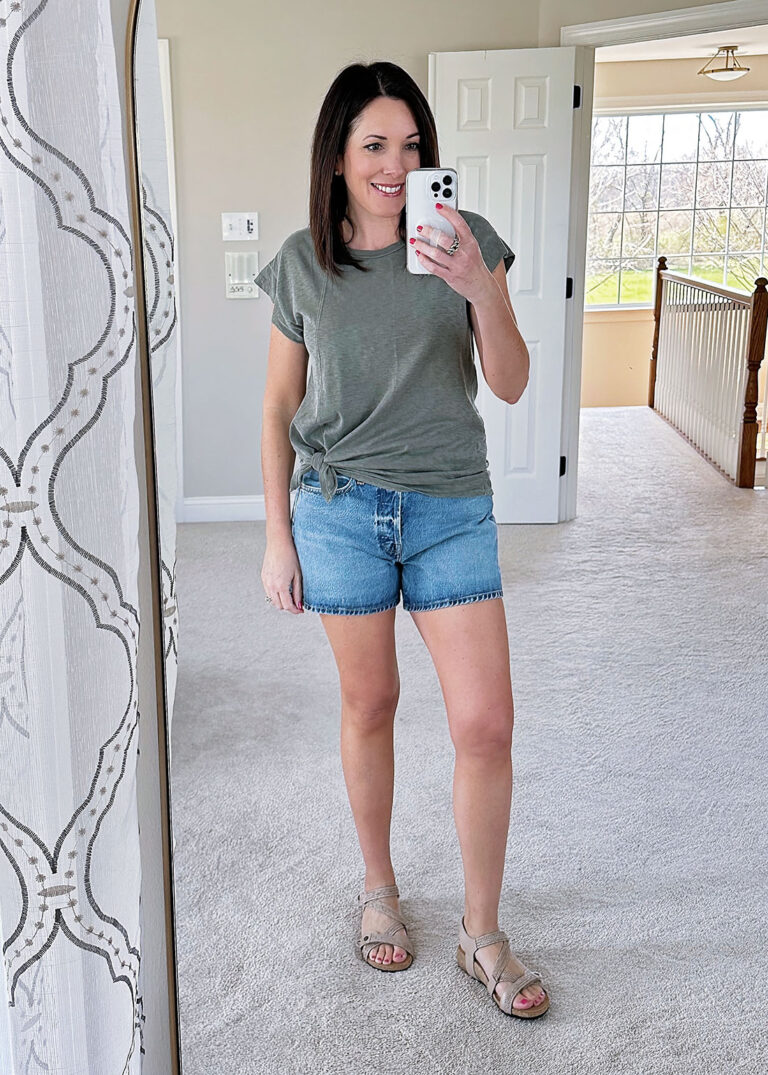 Spring Try-On Haul: Shorts, Tops, & Denim | Jo-Lynne Shane