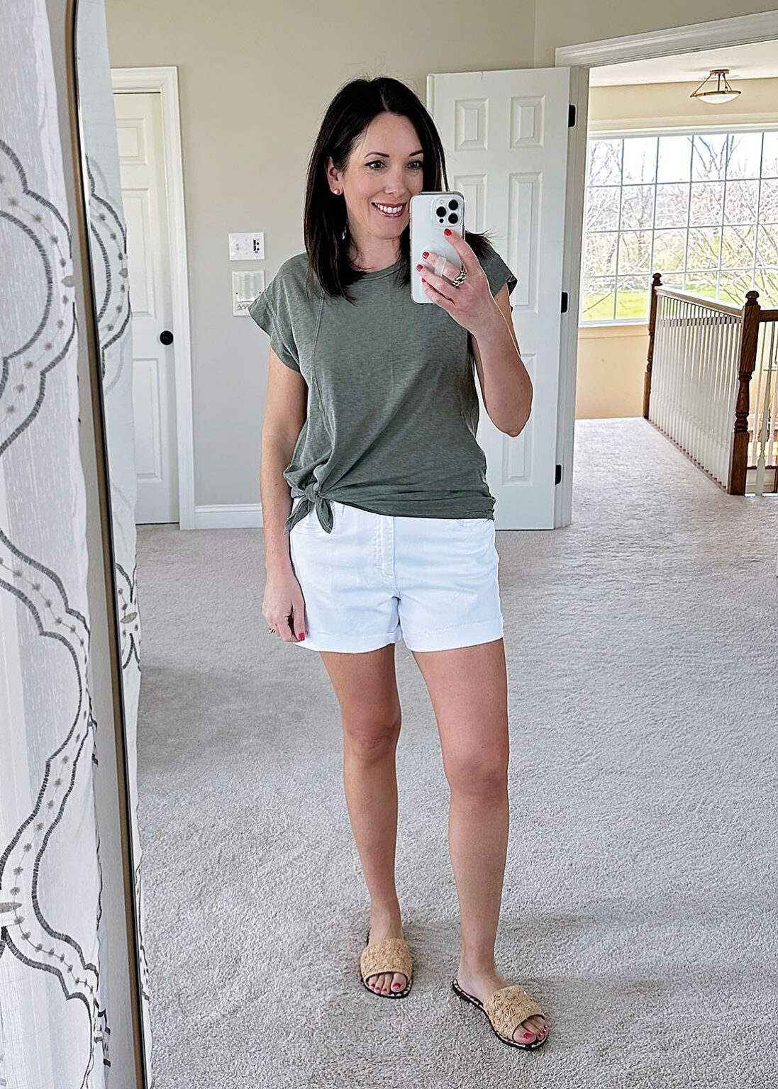 Spring Try-On Haul: Shorts, Tops, & Denim | Jo-Lynne Shane