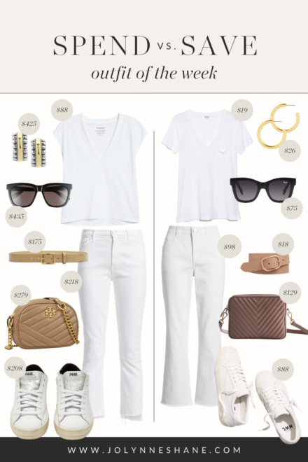 How to Style an All White Outfit for Spring | Jo-Lynne Shane
