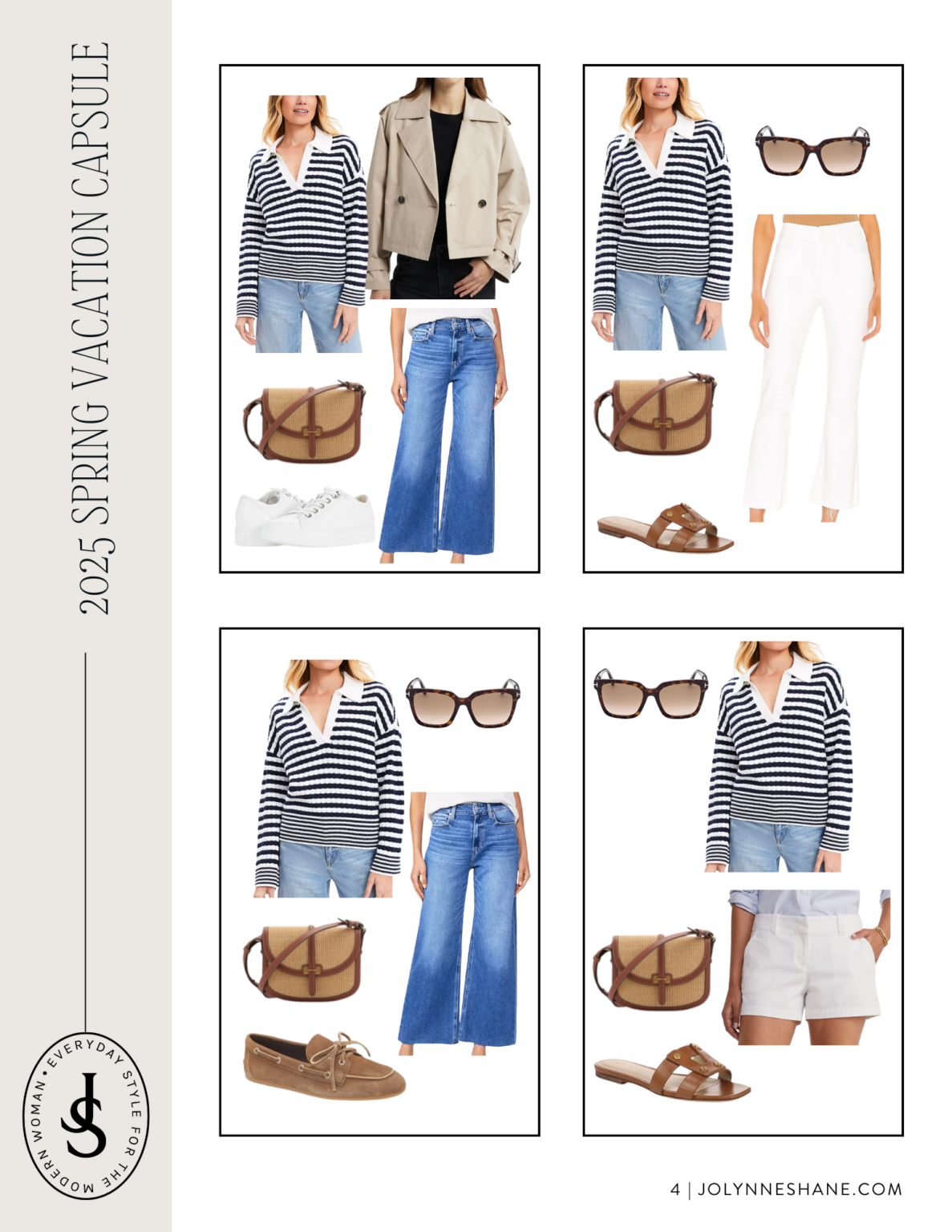 Spring Travel Capsule Wardrobe | Jo-Lynne Shane