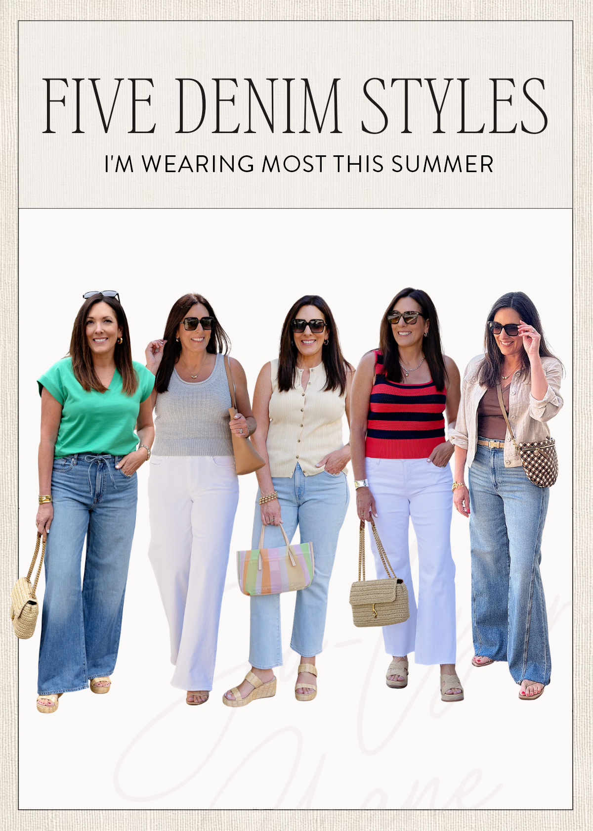 The 5 Denim Styles I'm Wearing Most This Summer (and How To Style Them ...